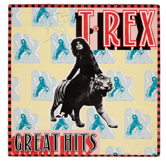 Bonhams : Marc Bolan: An autographed copy of the album 'T.Rex, Great ...