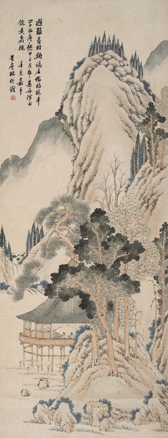 Bonhams : Lin Shu (1852-1924) Landscape