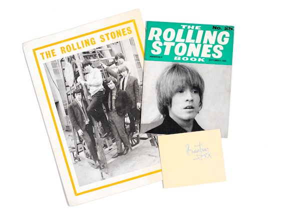 Bonhams : The Rolling Stones: A Brian Jones autograph and related items ...