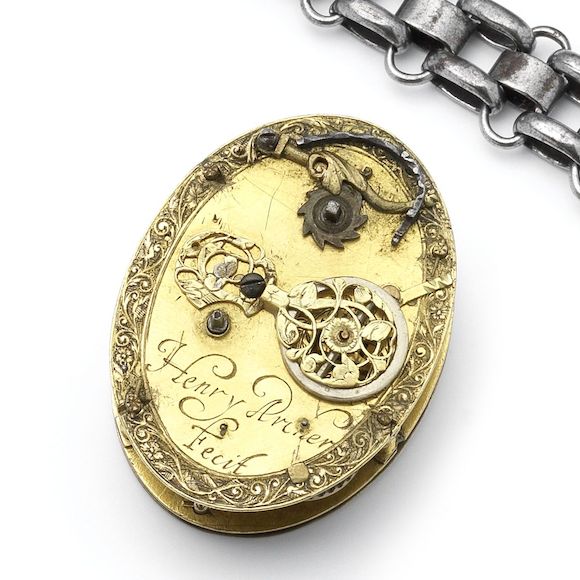 Bonhams : Henry Archer, London. A rare early 17th century oval gilt ...