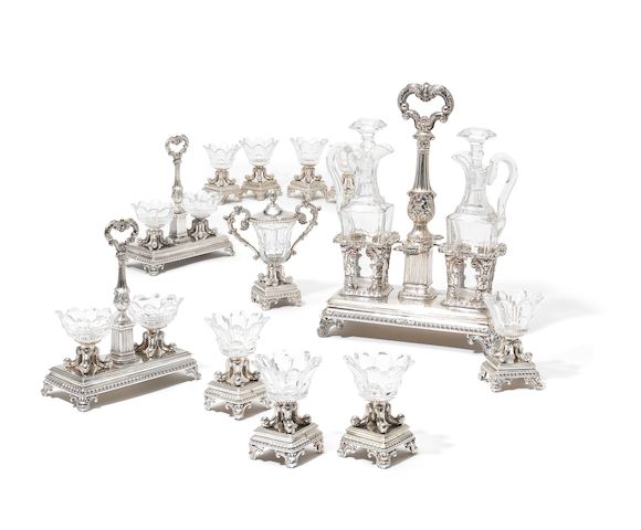 Bonhams : An extensive early-19th century French silver twelve-piece ...