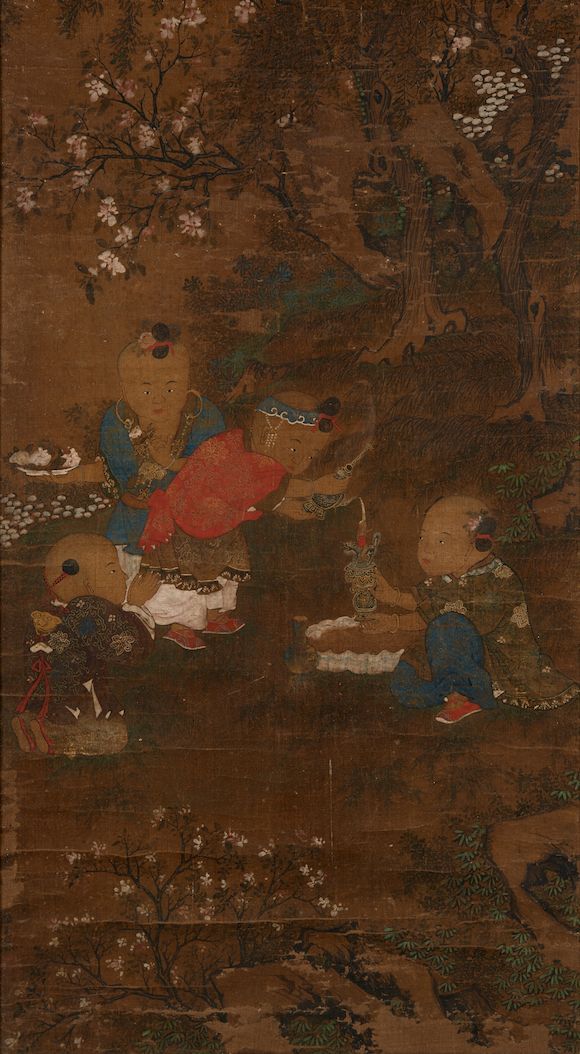 Bonhams : Gu Jianlong (1606-1687) Child's Play