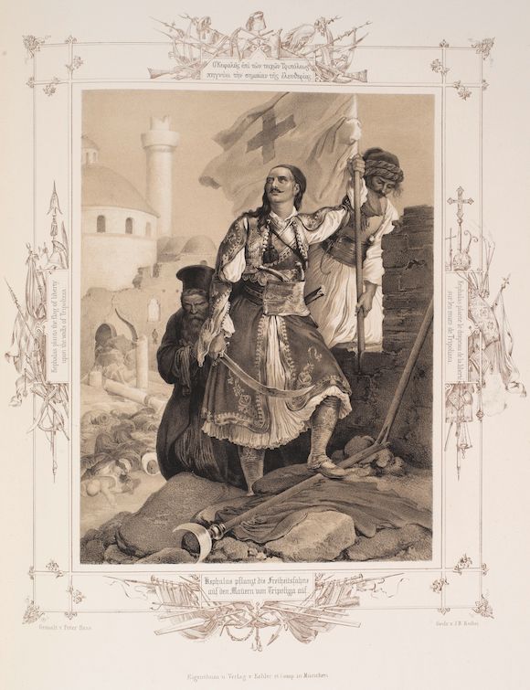 Bonhams : HESS (PETER VON) Album of Greek Heroism, or the Deliverance ...