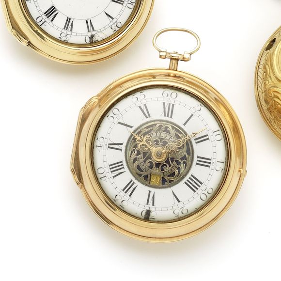 Bonhams : John Wilter, London. A late 18th century gilt pair case key ...