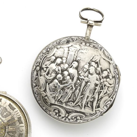 Bonhams : P.V.D. Bergh, Rotterdam. A fine mid 18th century silver pair ...