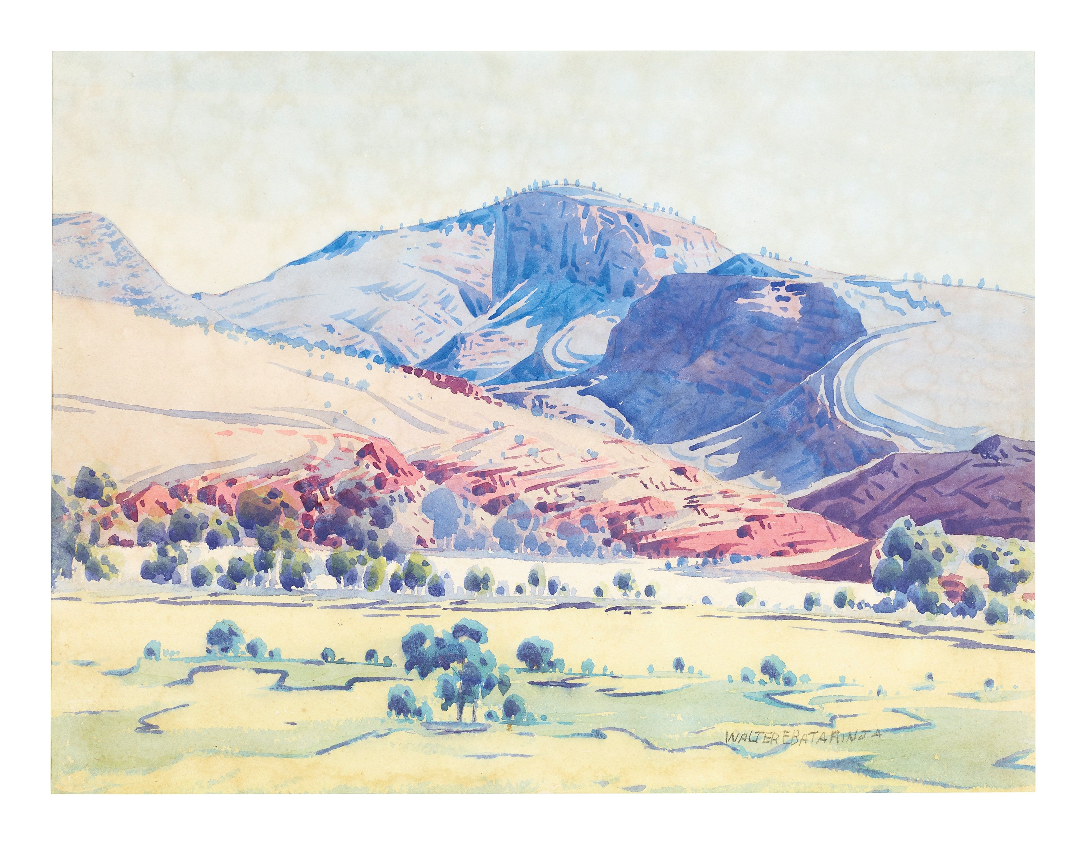 Bonhams : Walter Ebatarinja (1915-1968) Mount Hermannsburg