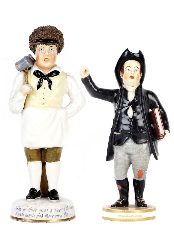 Bonhams : A Staffordshire figure of John Liston as 'Sam Swipes', circa ...