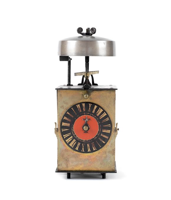 Bonhams : A rare late 19th century Japanese weight driven single foliot ...