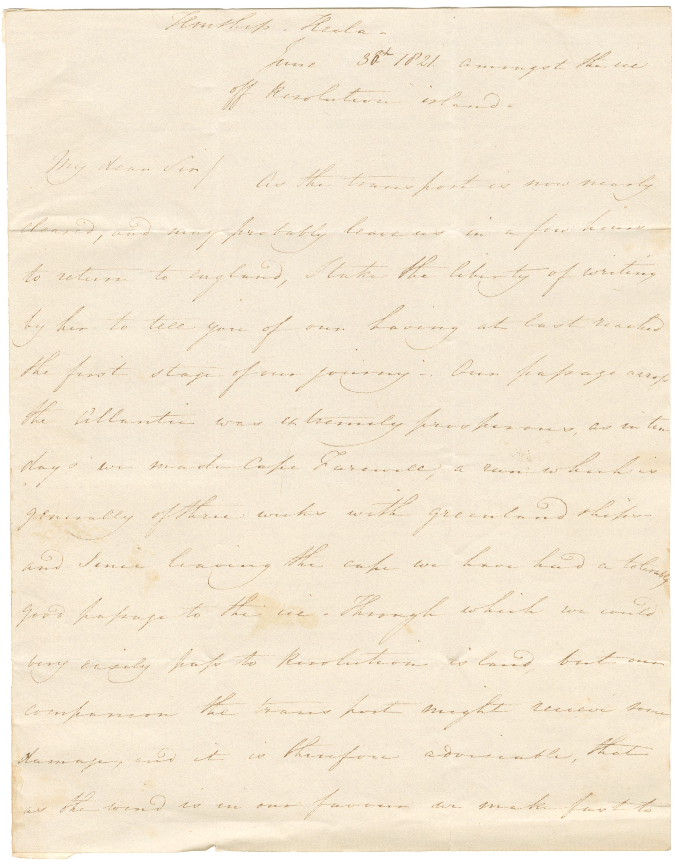 Bonhams : LYON (GEORGE FRANCIS) Autograph letter signed (Geo F Lyon ...