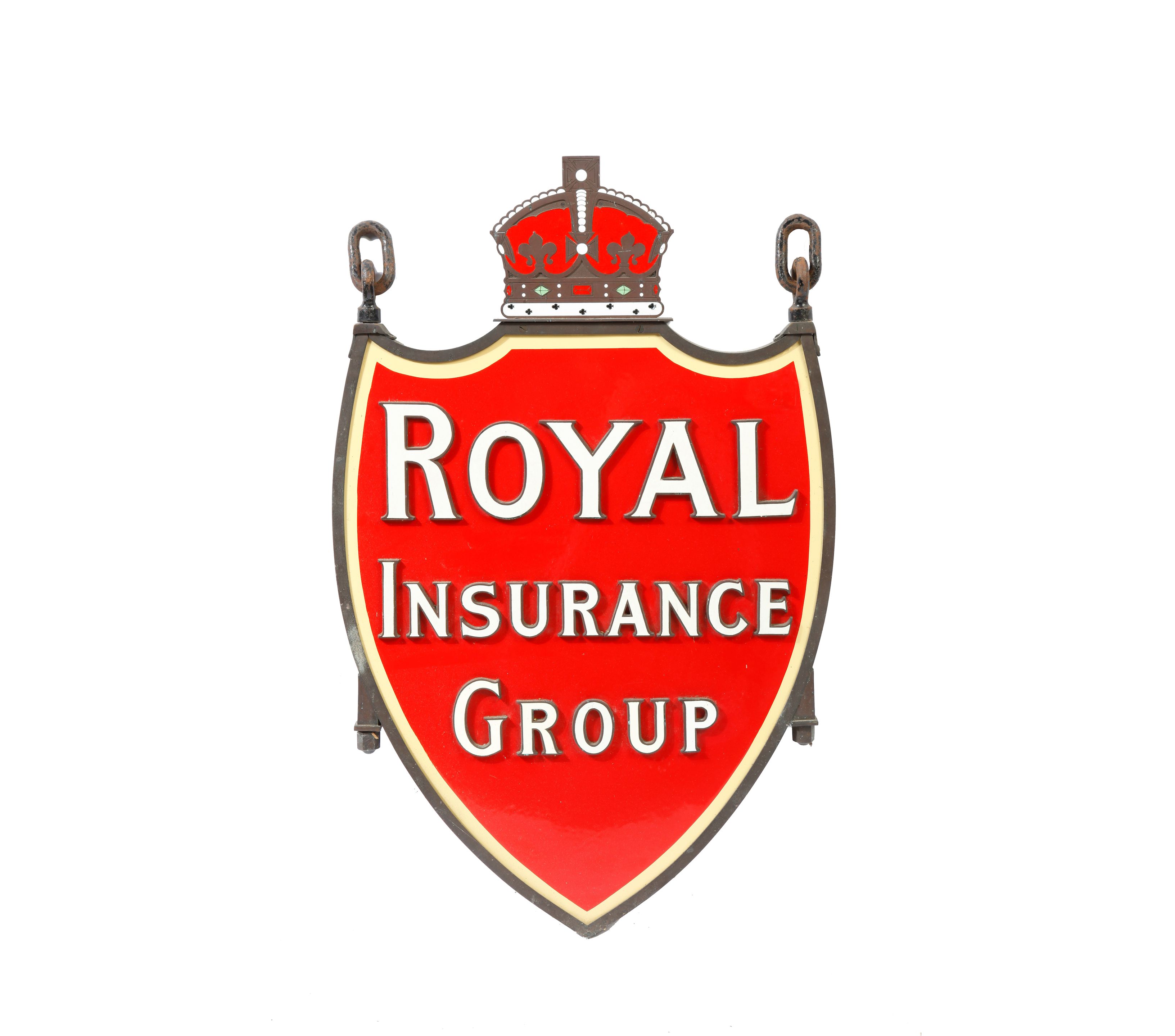 Bonhams Cars : A Royal Insurance Group enamel sign,