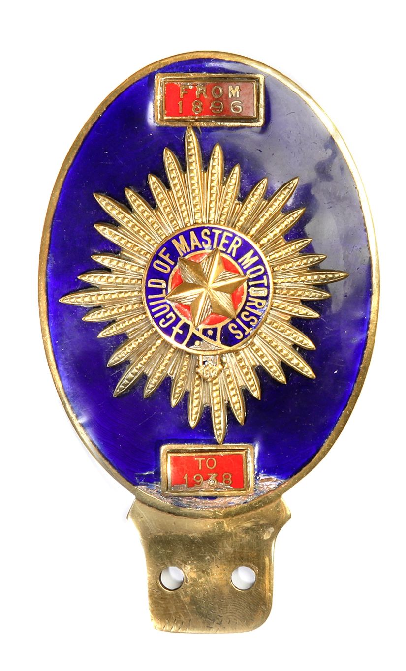 Bonhams Cars : A Guild of Master Motorists enamel members badge by the ...
