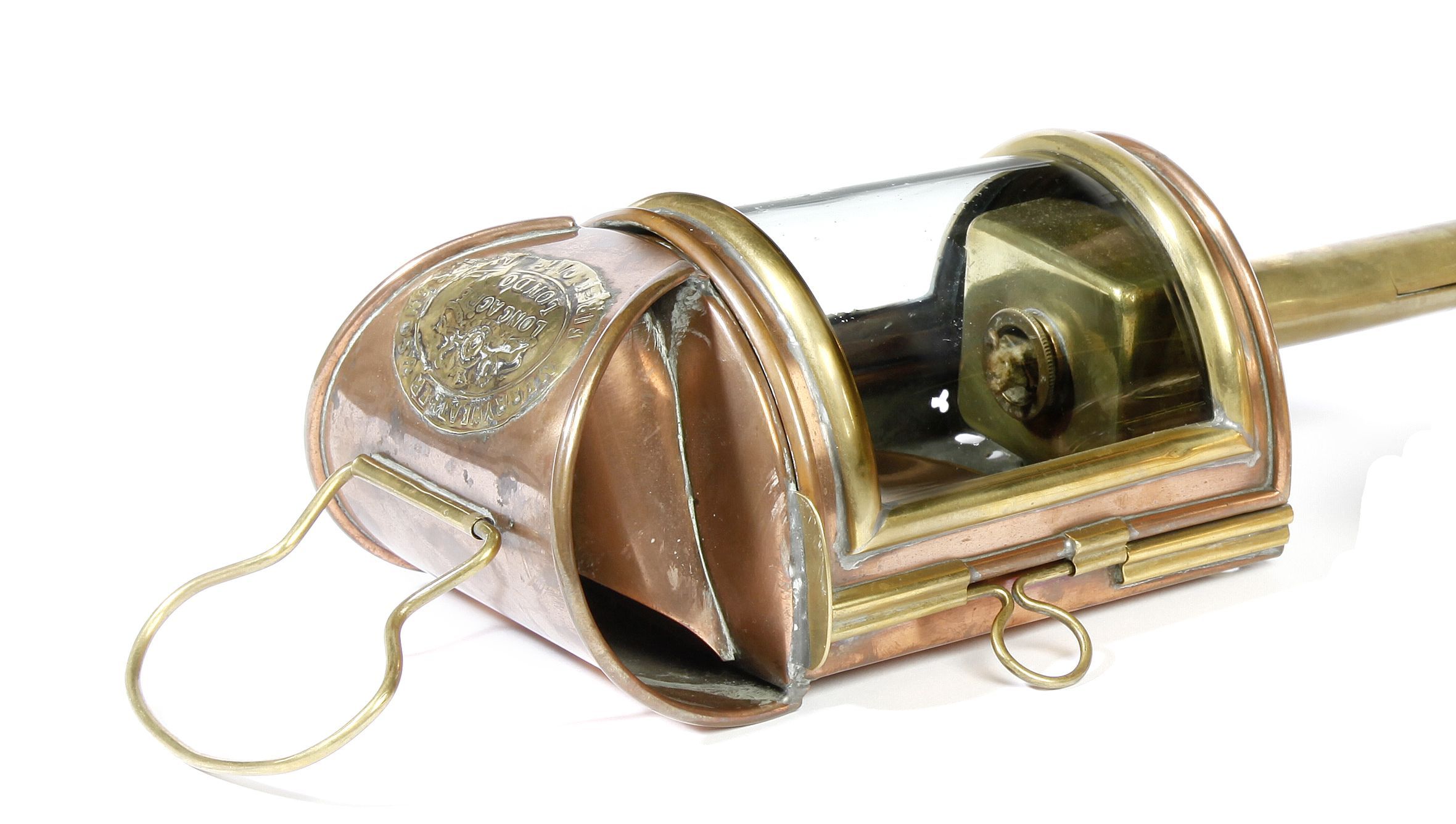 Bonhams Cars : A Merryweather & Sons oil illuminated fire engine lamp,