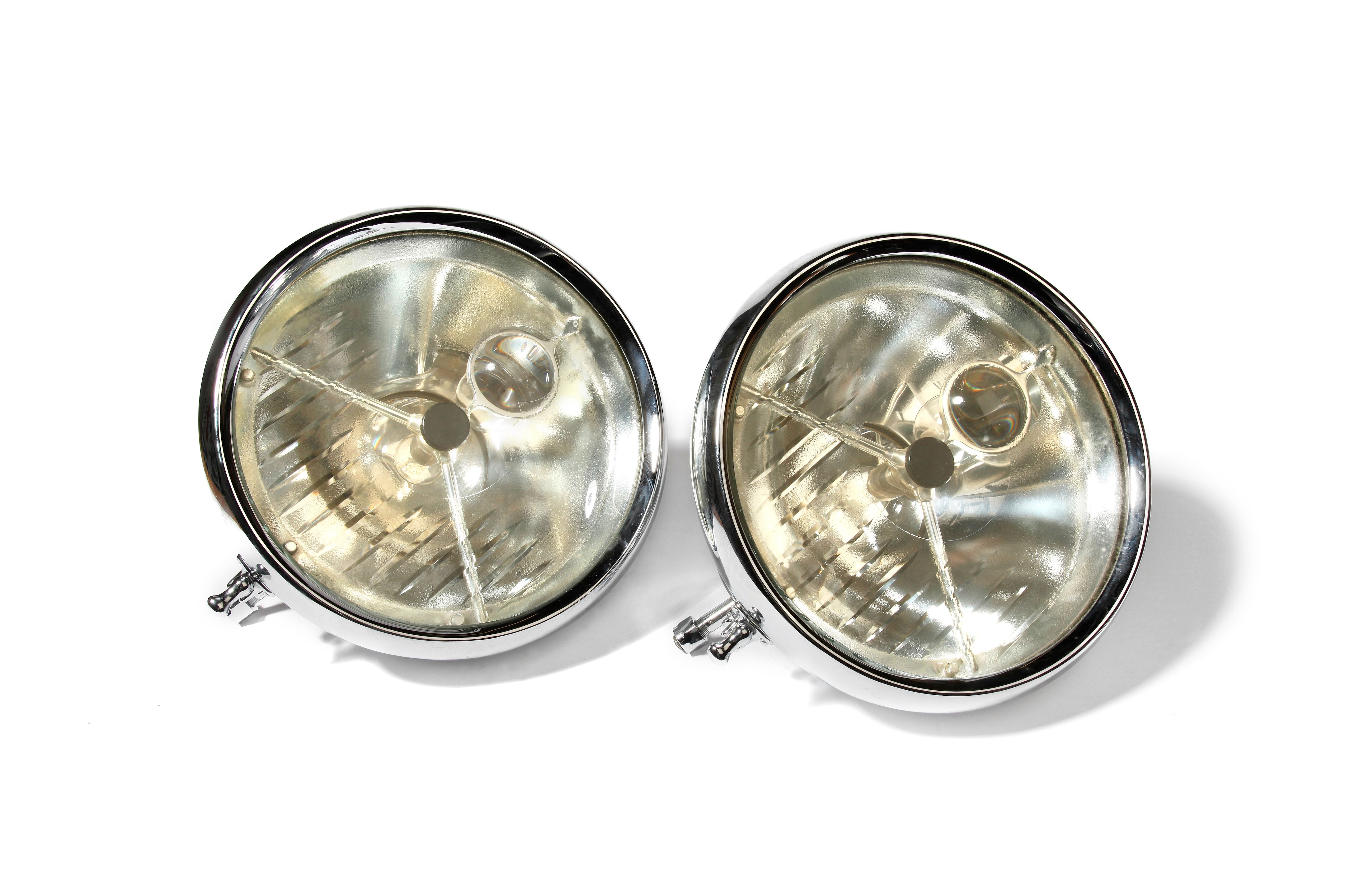 Bonhams Cars : A fine pair of Lucas bulls-eye electric head lamps,