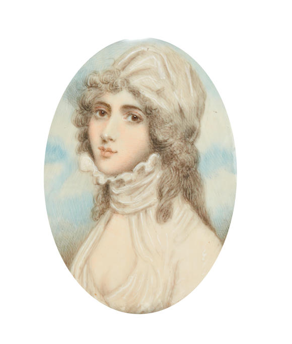 Bonhams After Andrew Plimer 19th Century A Portrait Miniature Of A