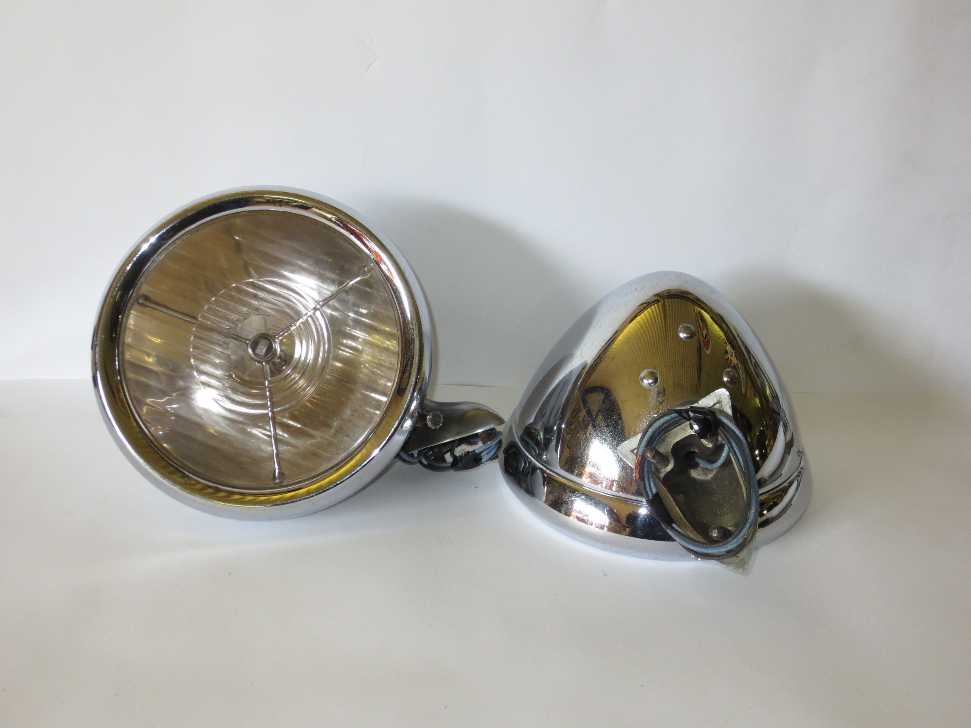 Bonhams Cars : A pair of Lucas Model P80 electric head lamps, 1930s,