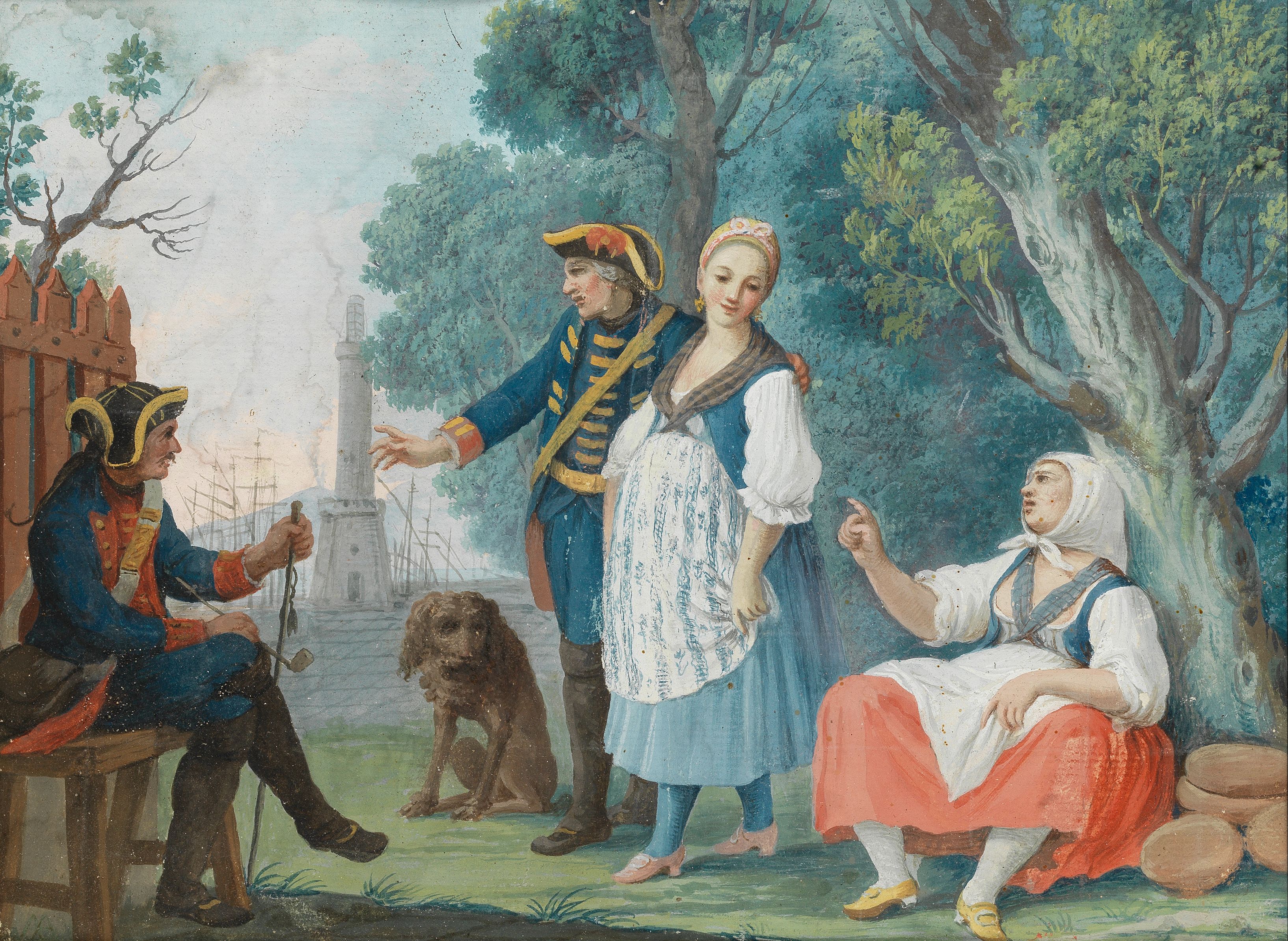 Bonhams : Alessandro d'Anna (Palermo 1746-1810 Naples) Sailors ...