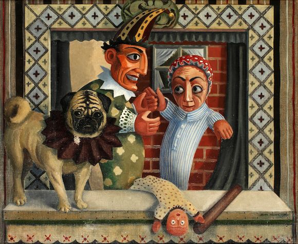 Bonhams : Brian Hope-Taylor (British, 1923-2001) Punch and Judy