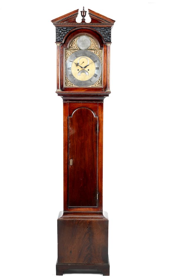 Bonhams : A fine late 18th century Scottish mahogany longcase clock the ...