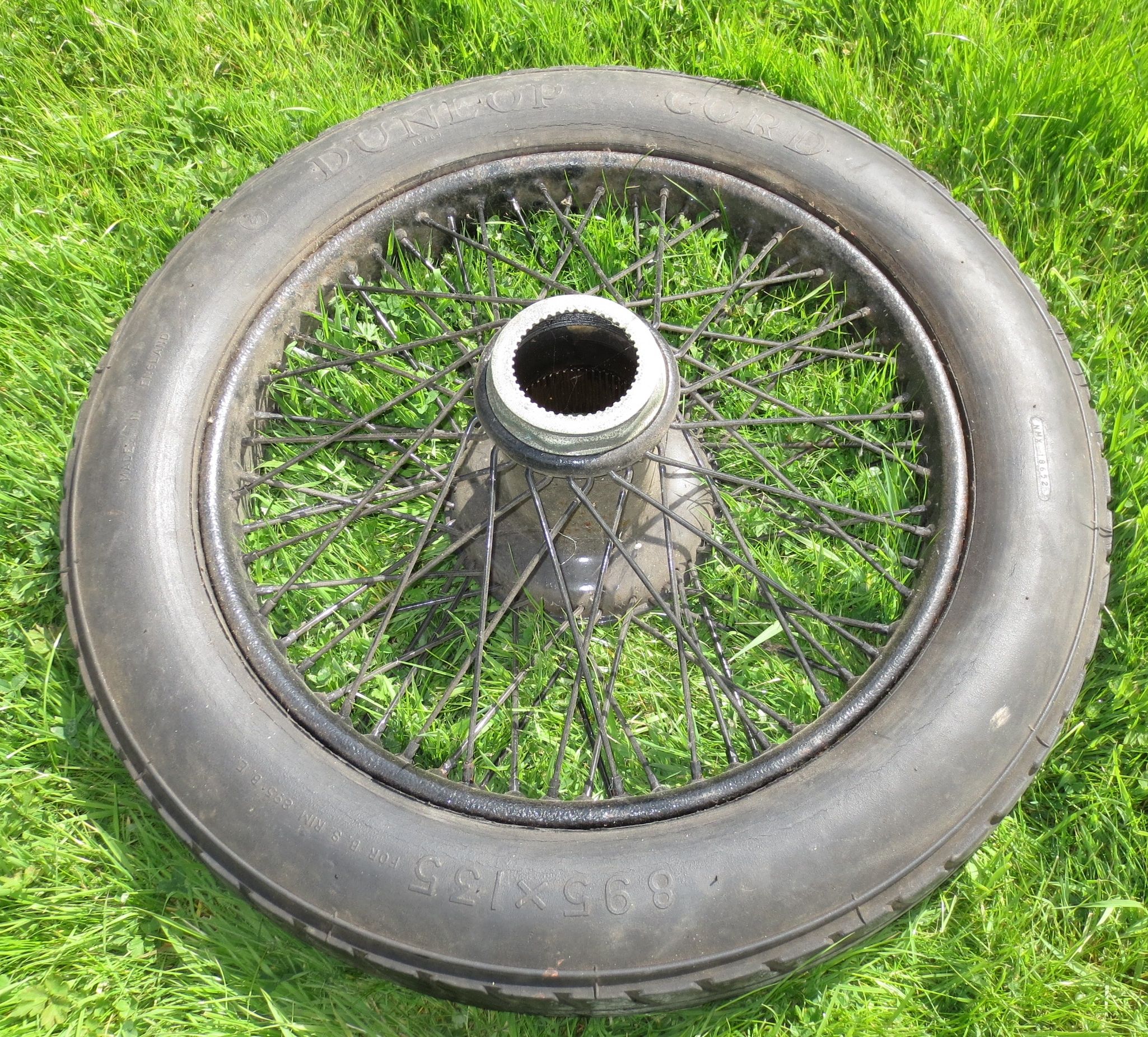 Bonhams Cars : A Rolls-Royce Silver Ghost spoked wheel,