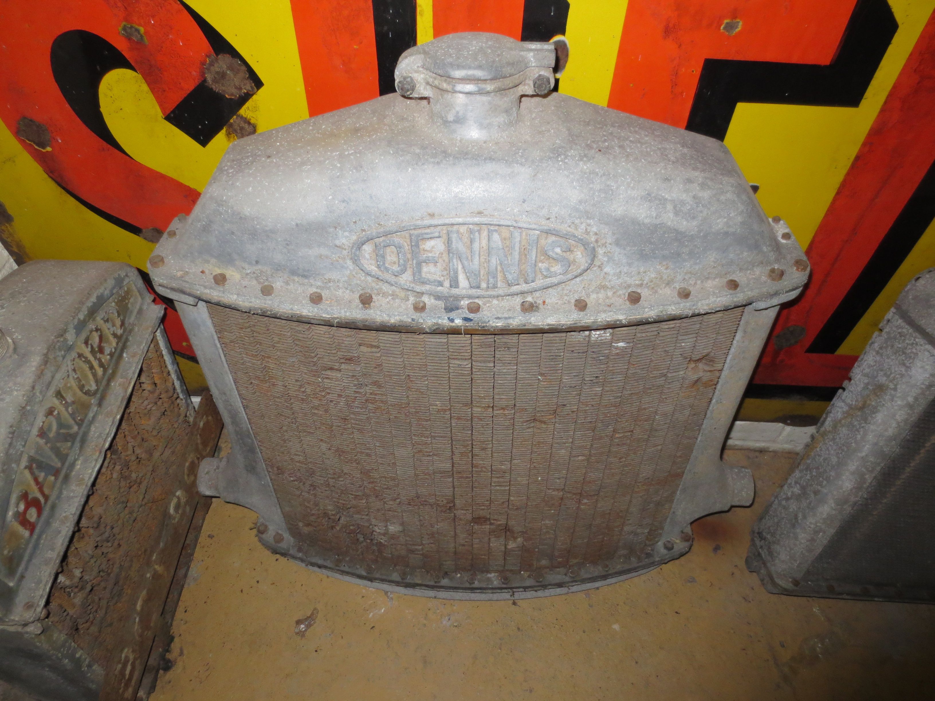 Bonhams Cars : A Dennis commercial vehicle radiator,