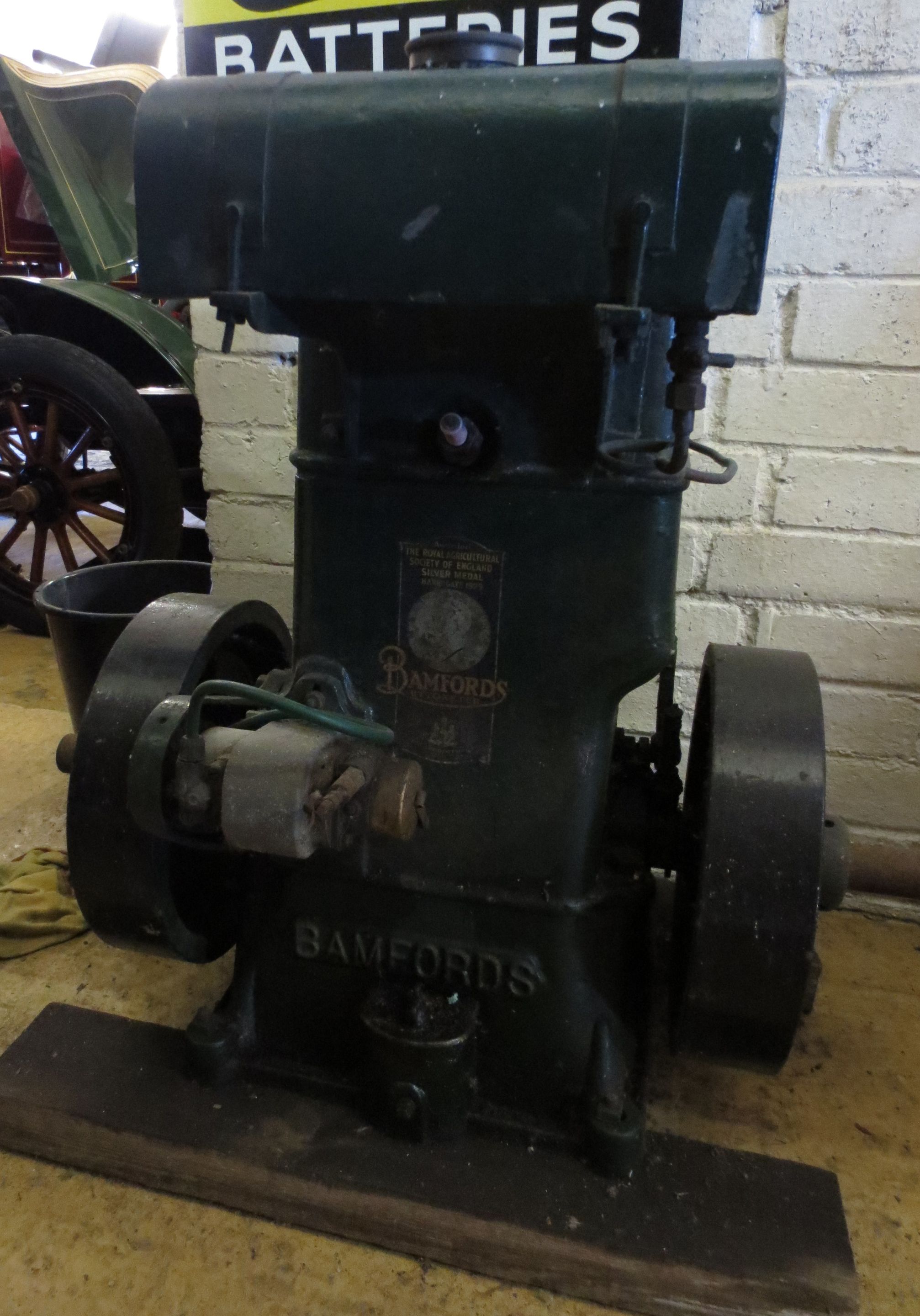 Bonhams Cars : A Bamfords Ltd 2Hp stationary petrol engine, circa 1930,