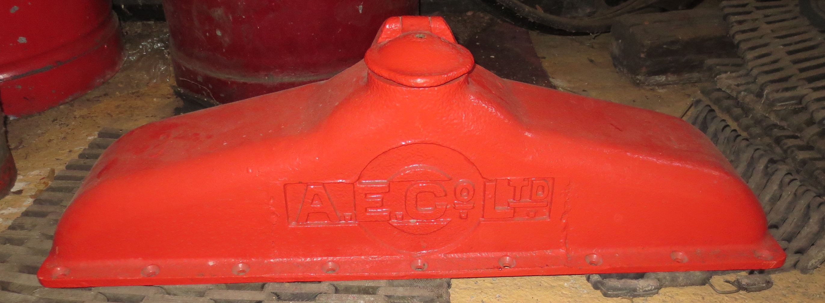 Bonhams Cars : An AEC commercial vehicle radiator header tank,