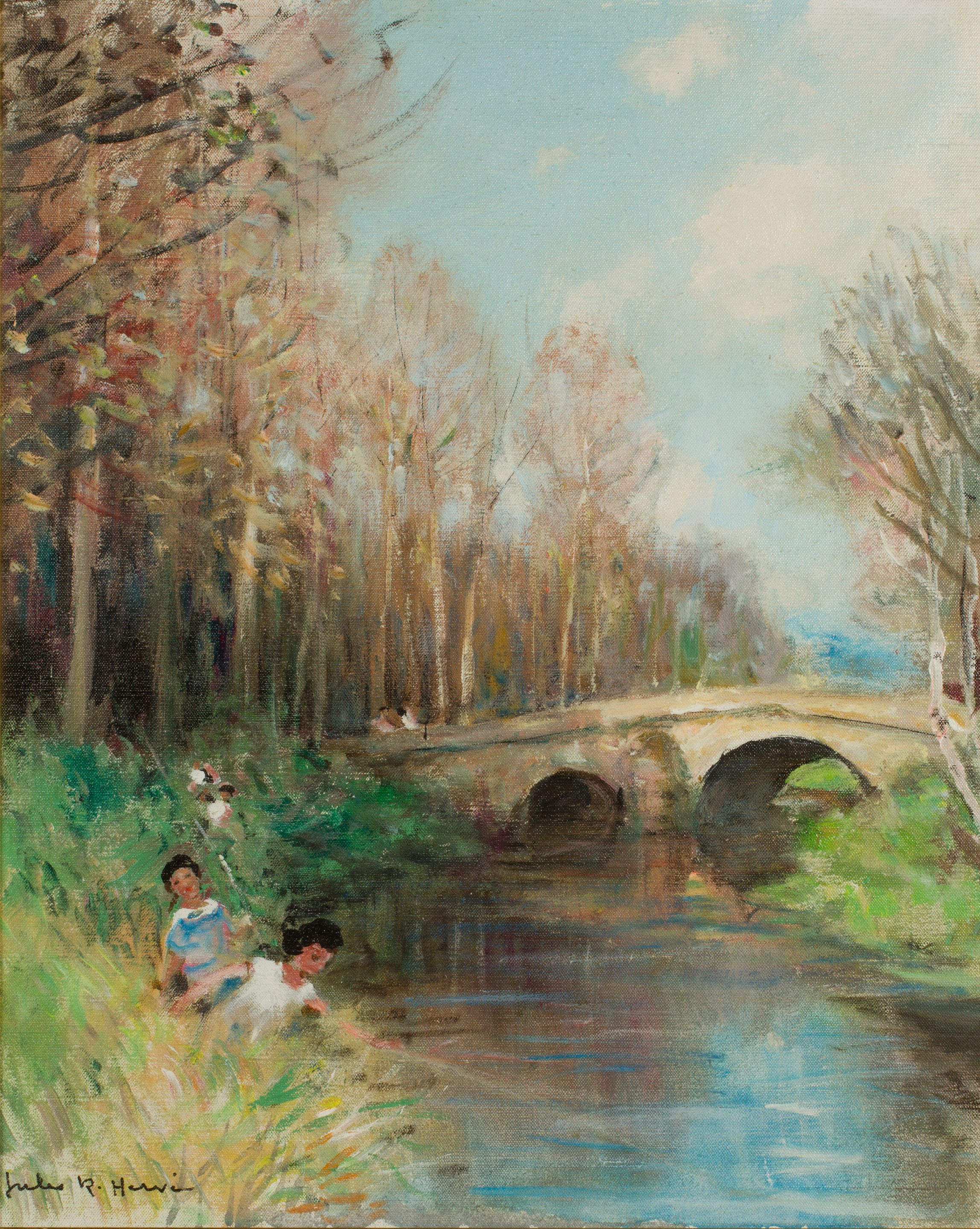 Bonhams : Jules René Hervé (French, 1887-1981) The Seine
