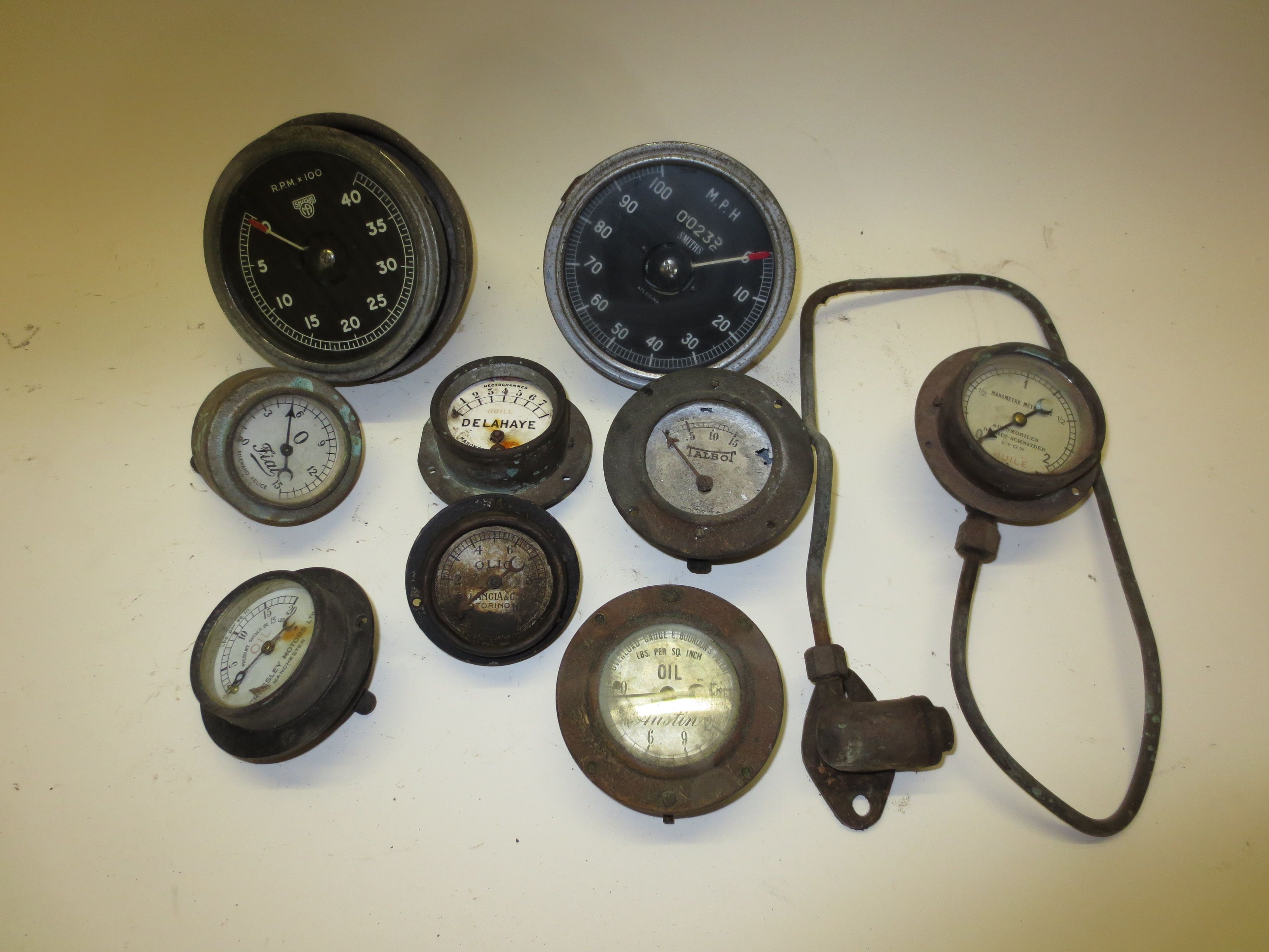 Bonhams Cars : Assorted motoring instruments,
