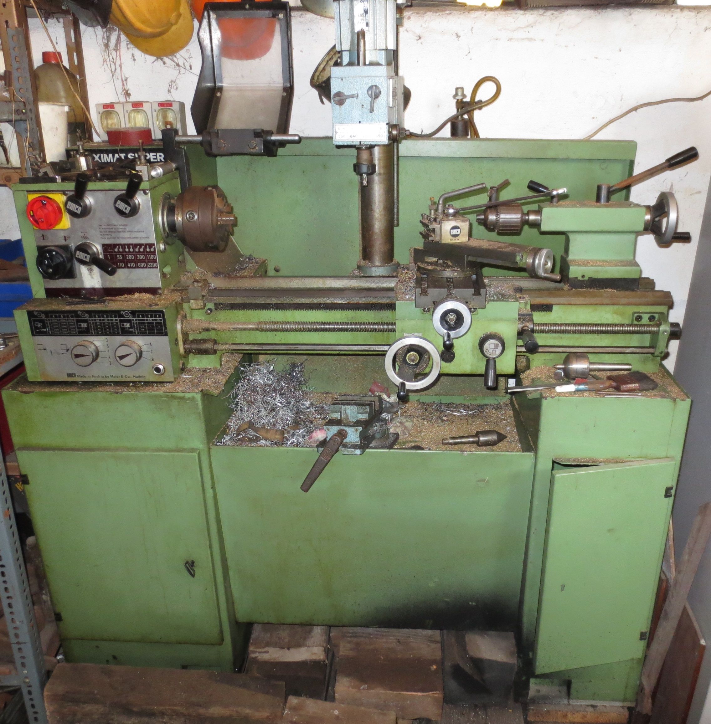 Bonhams Cars : An EMCO Maximat super 11 workshop lathe, by Maier & Co ...