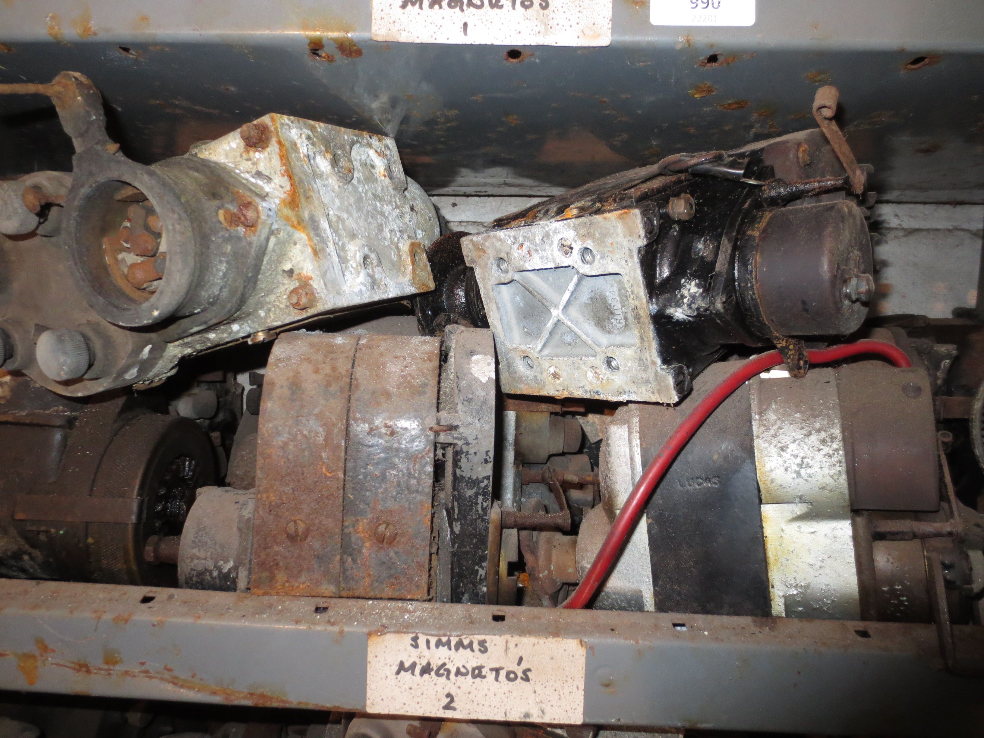 Bonhams Cars : Assorted Simms magnetos,