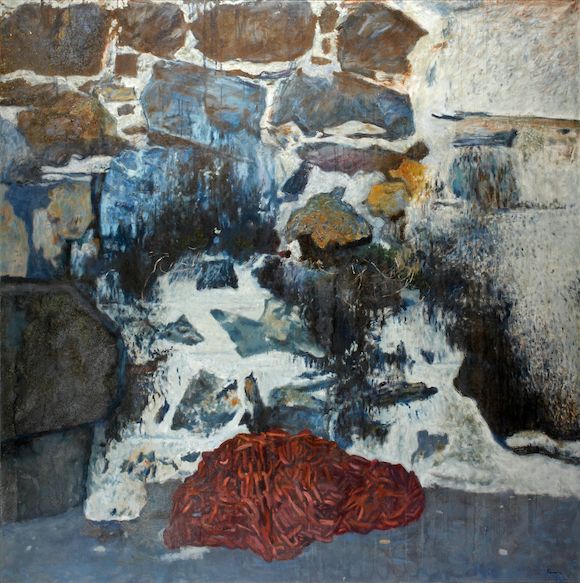 Bonhams : Christopher Sanders RA (British, 1905-1991) Harbour Wall at ...