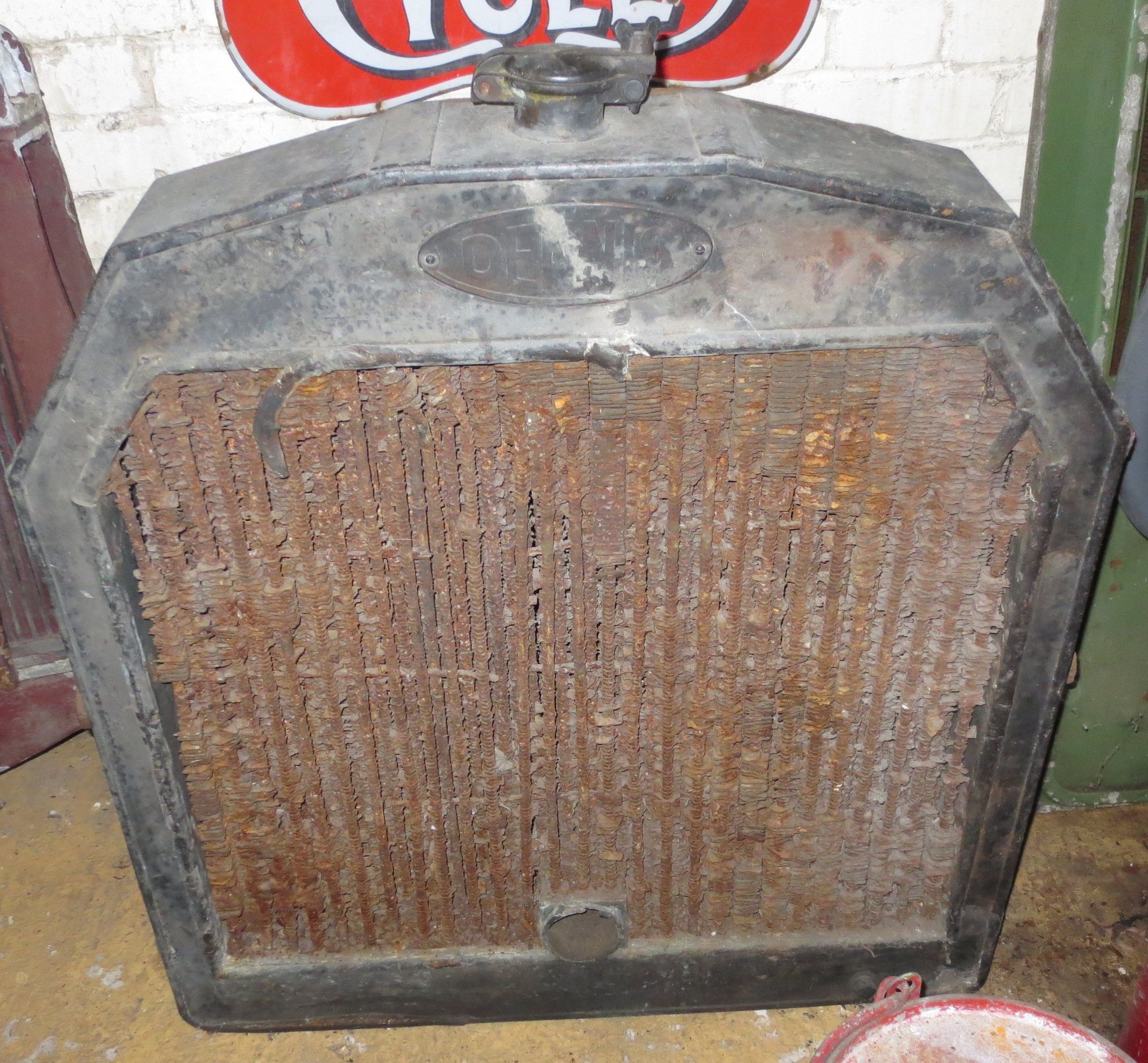 Bonhams Cars : A Dennis commercial vehicle radiator,