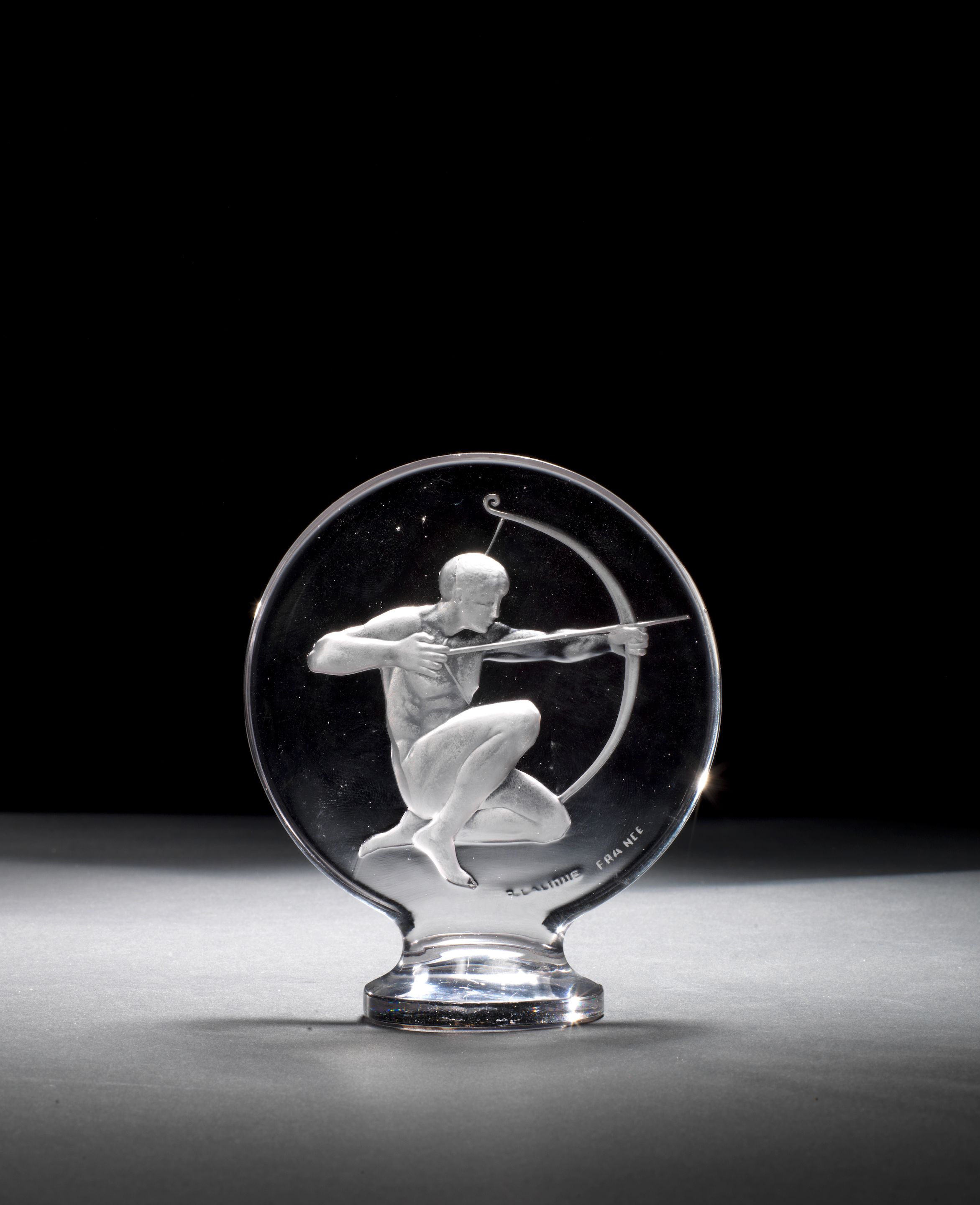 Bonhams Cars : An 'Archer' glass mascot, by Rene Lalique, French ...