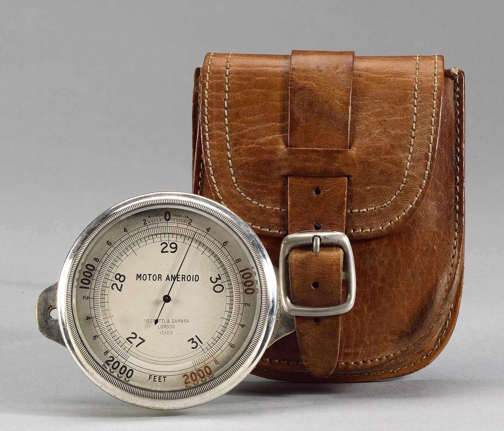 Bonhams Cars : A fine Motor Aneroid by Negretti and Zambra, British ...