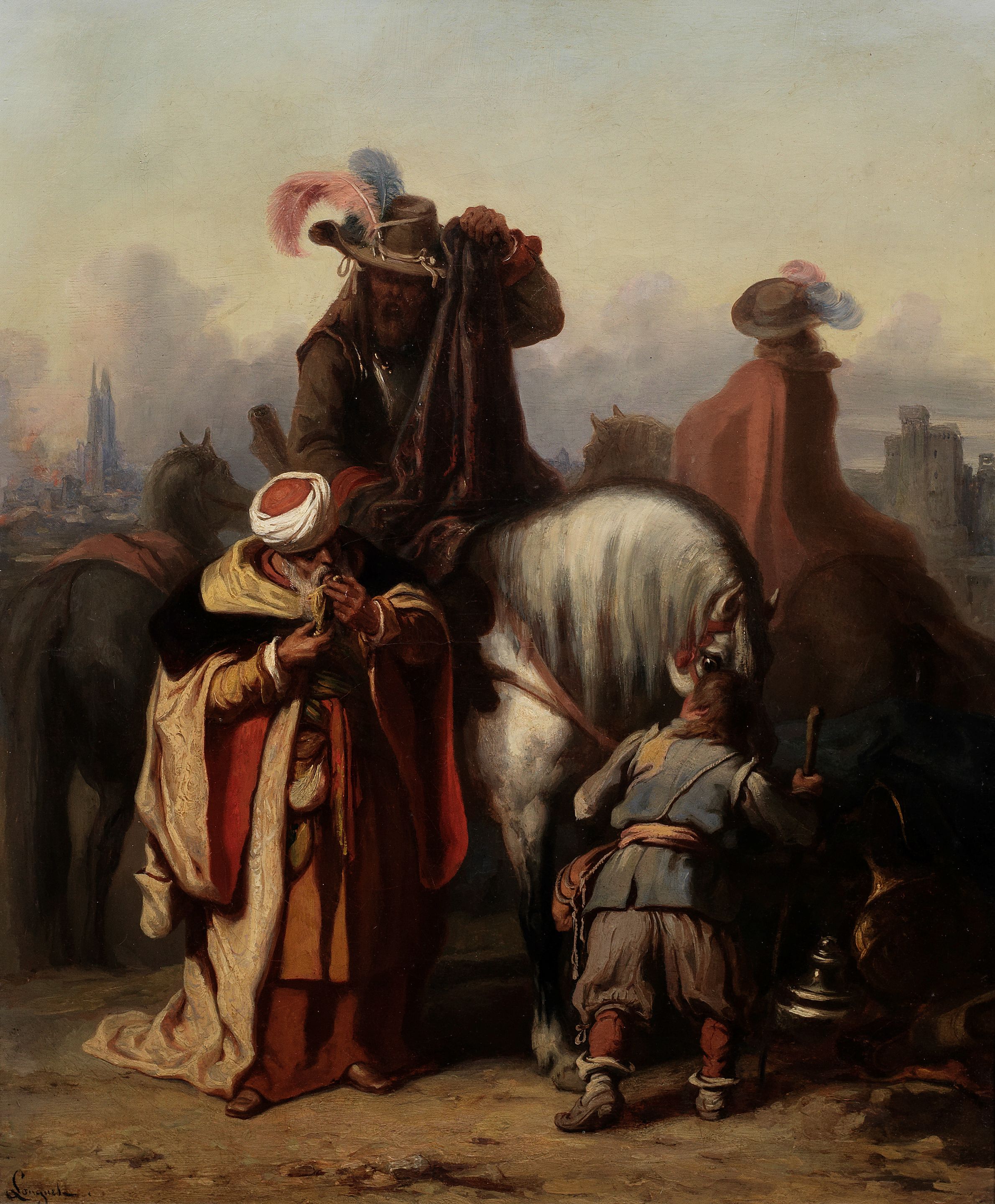 Bonhams : Alexandre Marie Longuet (French, 1805-1851) The merchant