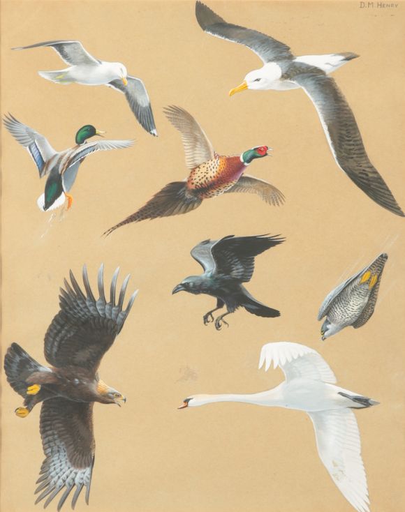 Bonhams : David Morrison Reid Henry (British, 1919-1977) Vingettes of ...
