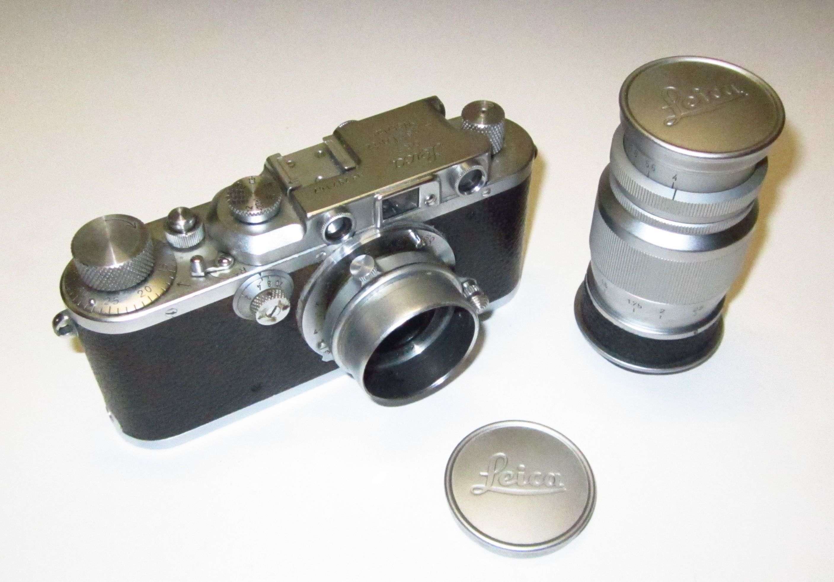Bonhams Cars : Peter Garnier's Leica IIIa camera, 1938,