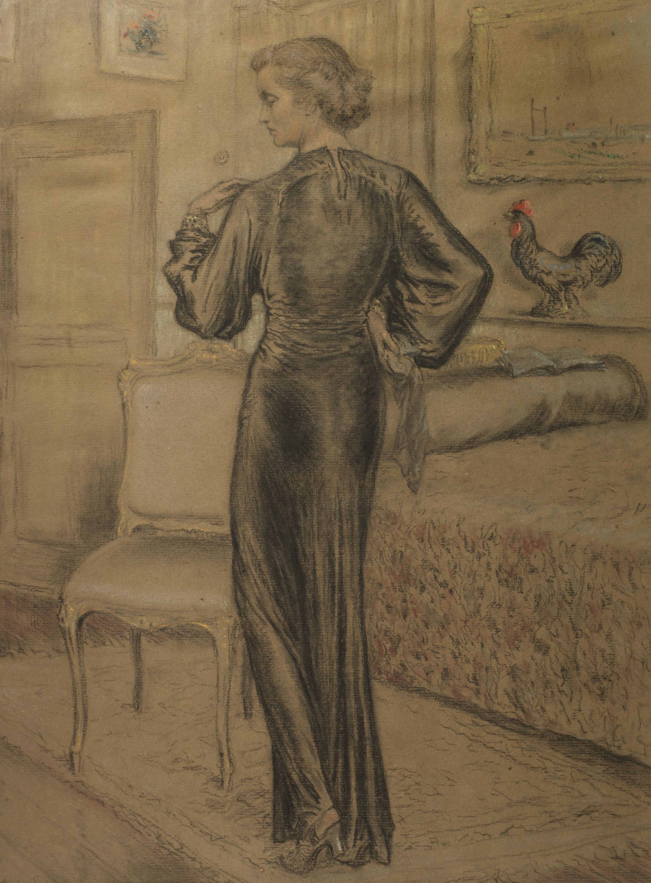 Bonhams Cars : Charles Sykes (British 1875-1950), 'Portrait of a Lady',