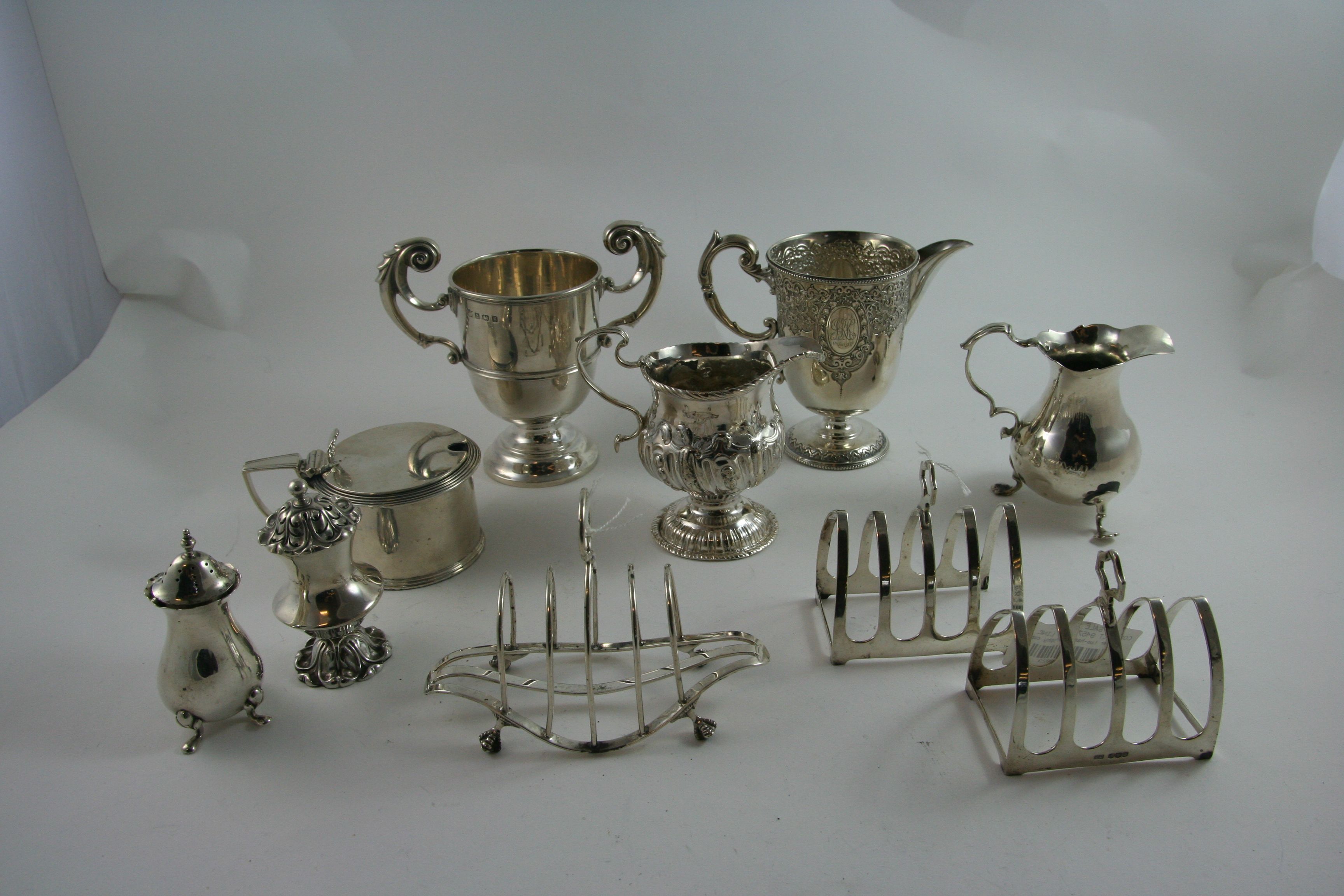 Bonhams : A silver two-handled trophy cup by The Alexander Clark ...