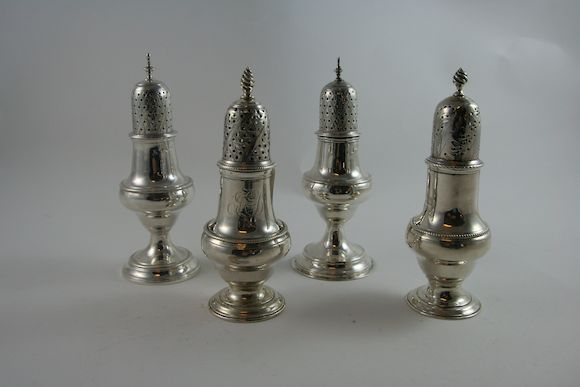 Bonhams : A George III silver pepper castor by Peter & Ann Bateman ...