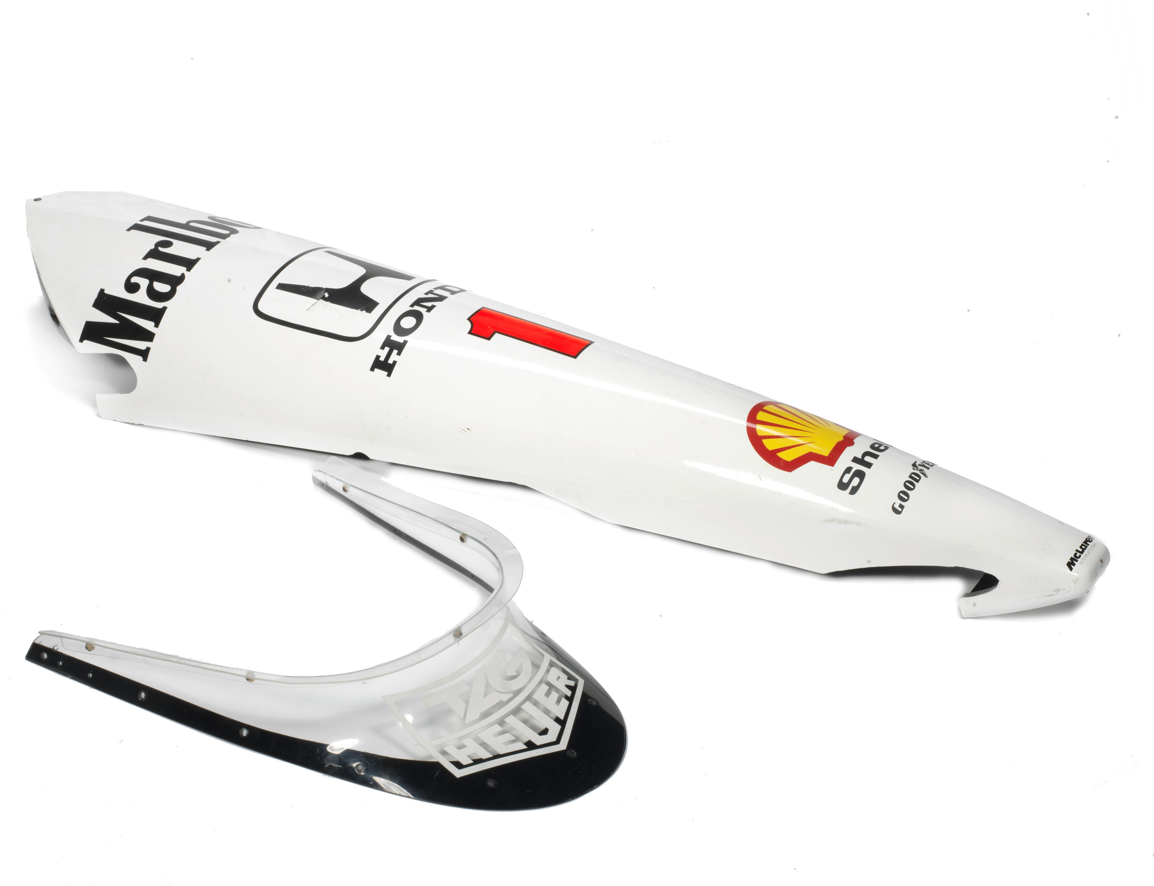 Bonhams Cars : A Formula One nose cone and visor