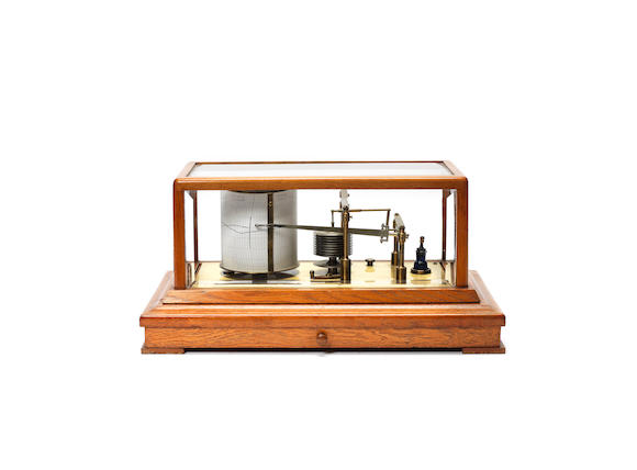 Bonhams An Early 20th Century Lacquered Brass And Oak Cased Recording
