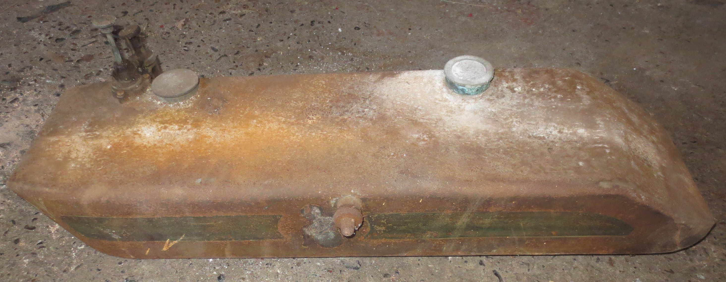 Bonhams Cars : A Matchless motorcycle flat petrol tank, 1920s,