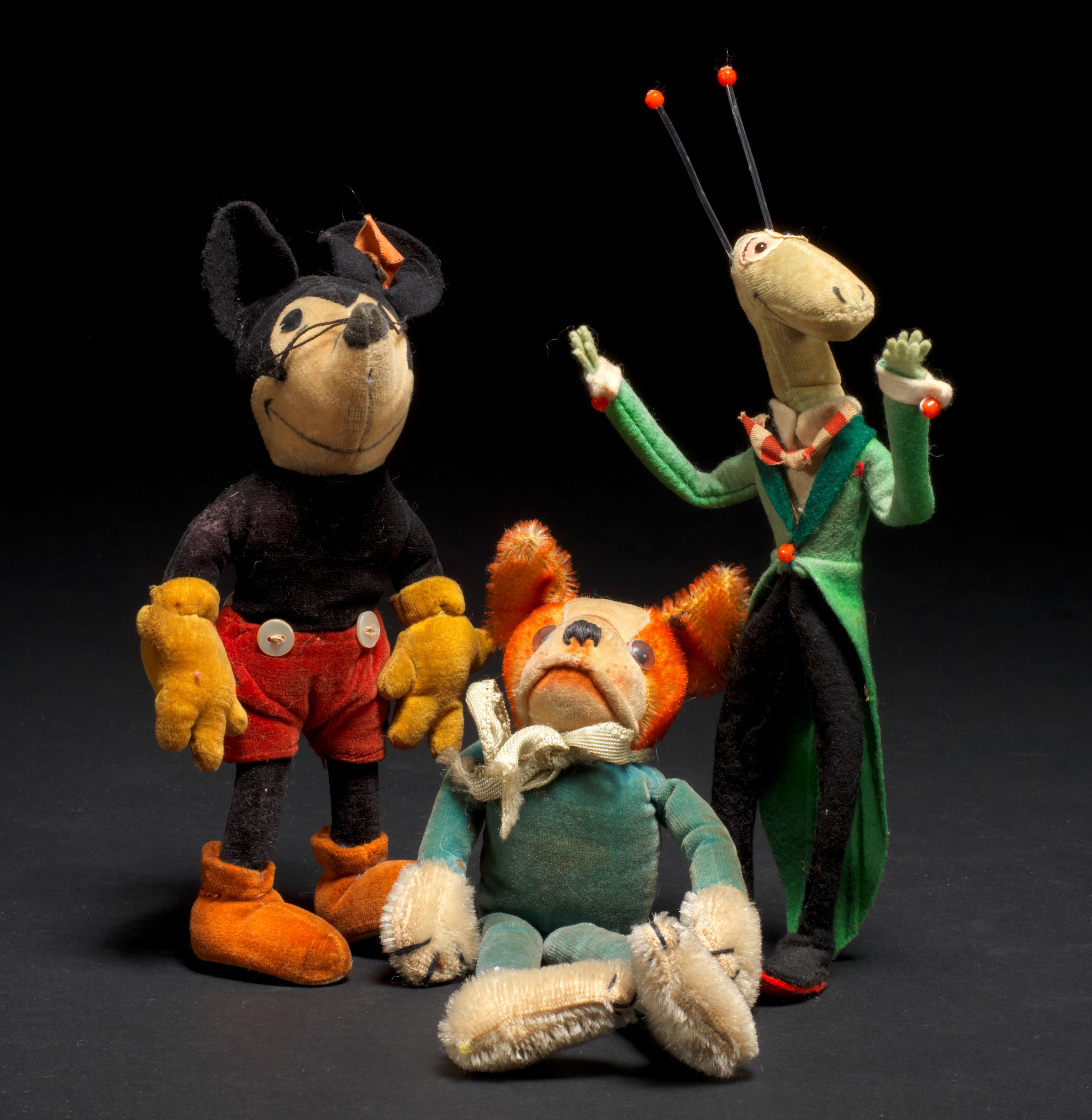 Bonhams : A Steiff Mickey Mouse, Bully dog and Grasshopper 3