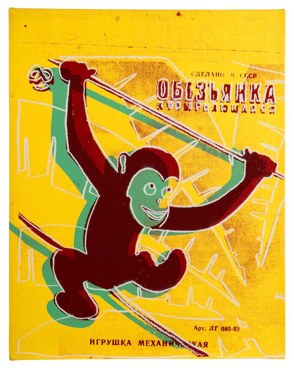 Bonhams : Andy Warhol (American, 1928-1987) Monkey (Toy Painting) 1983