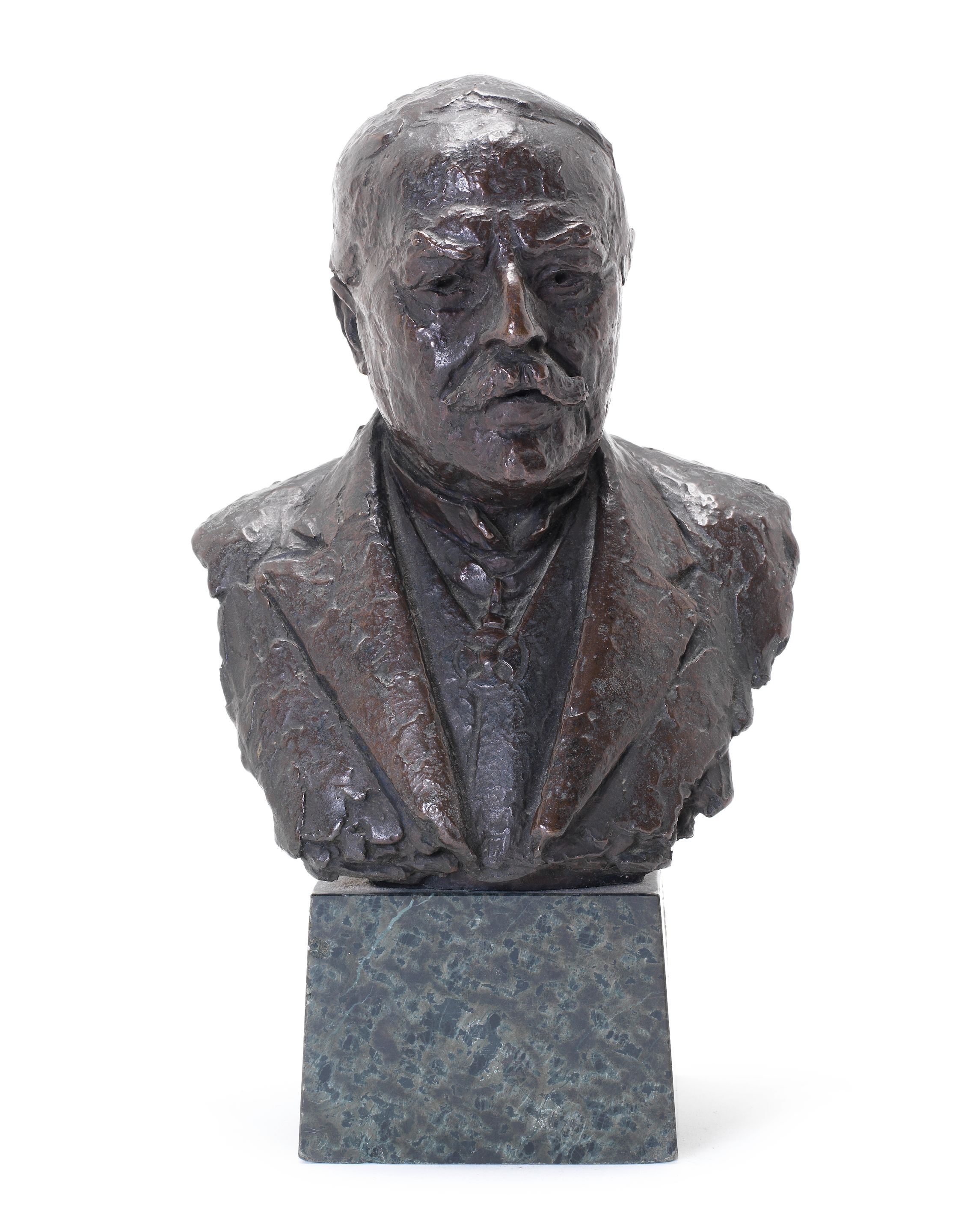Bonhams : Donald Gilbert (1900-1961) A Bronze Bust of Sir Edward Elgar ...