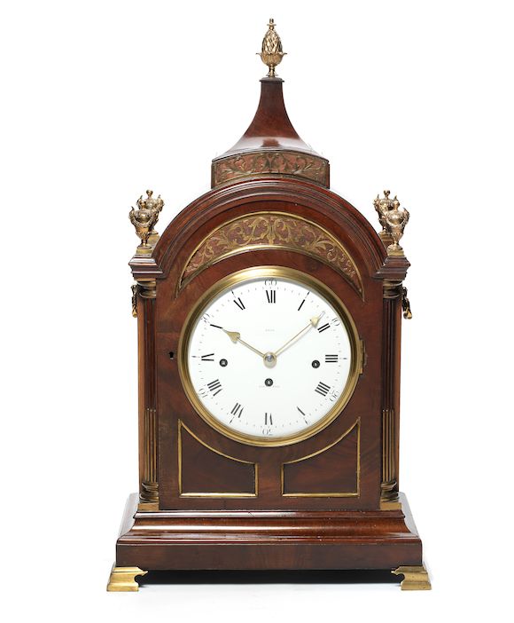 Bonhams : A fine early 19th century Scottish mahogany quarter chiming ...
