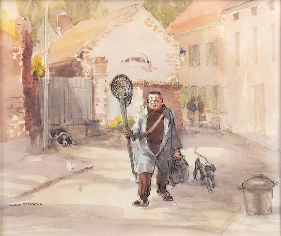 Bonhams : Roland Batchelor (British, 1889-1990) Off to fish