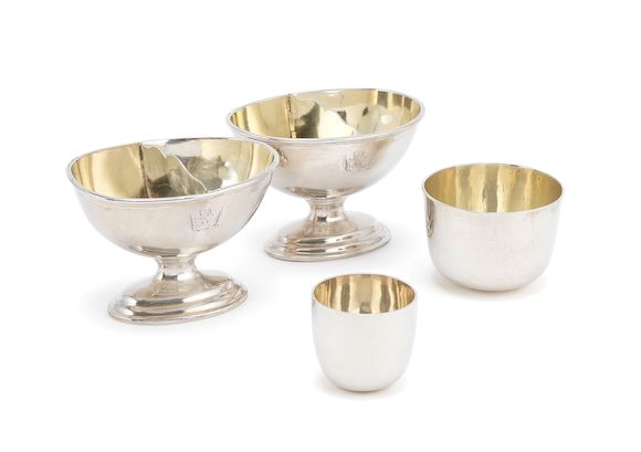 Bonhams : A small early 18th century provincial silver beaker maker's ...