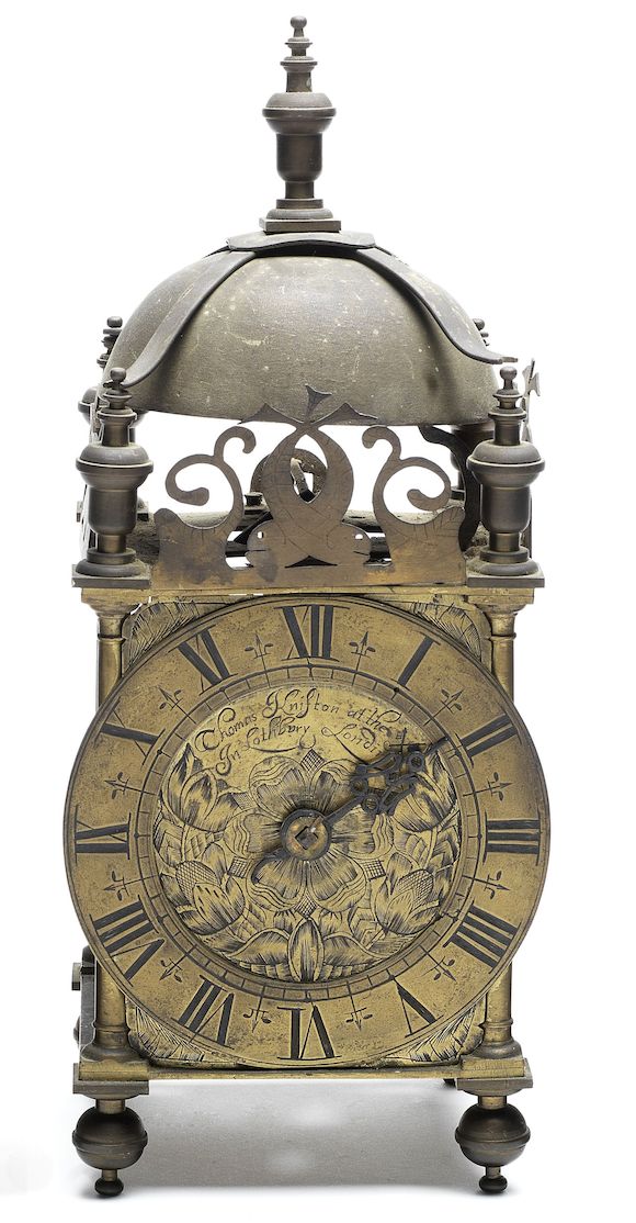 Bonhams : A mid 17th century and later 'Second Period' brass cased ...
